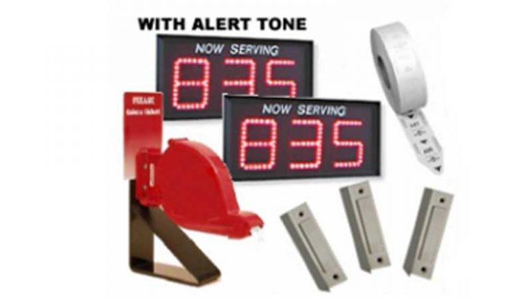 Standard Wired Push Button Systems | Take a Number Systems